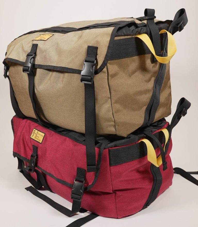 COUREUR 2-Part Canoe / Portage Pack for canoe tripping
